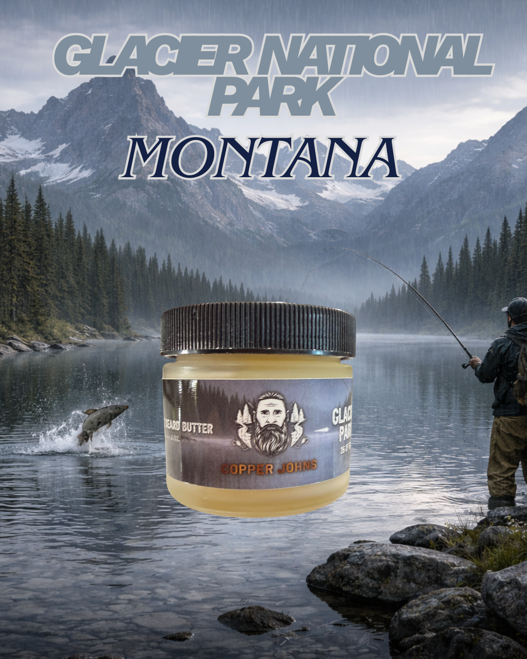 Glacier National Park, Montana - Butter – Copper Johns Beard Company